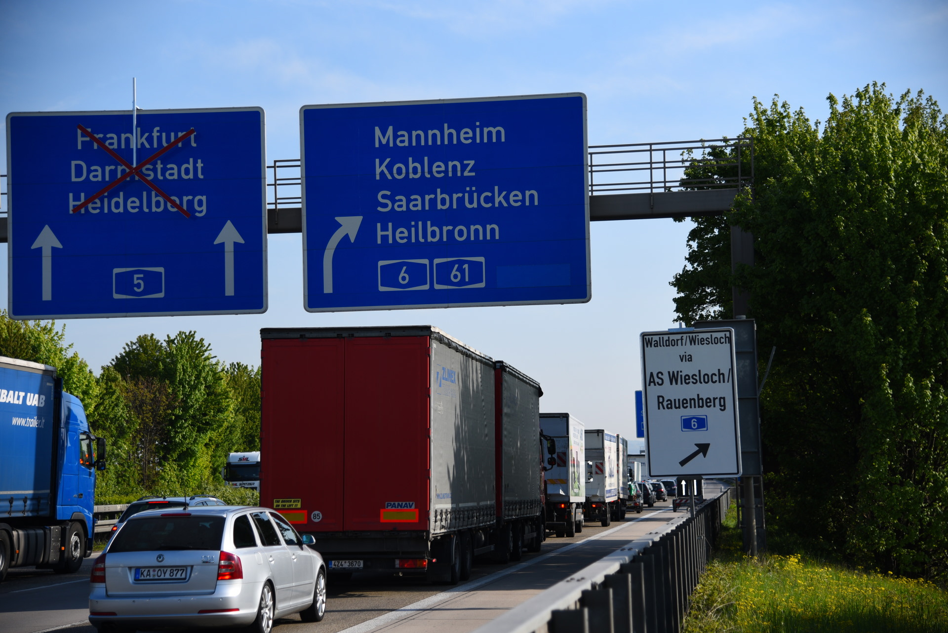 A5 Stau nach Sperrung | Radio Regenbogen