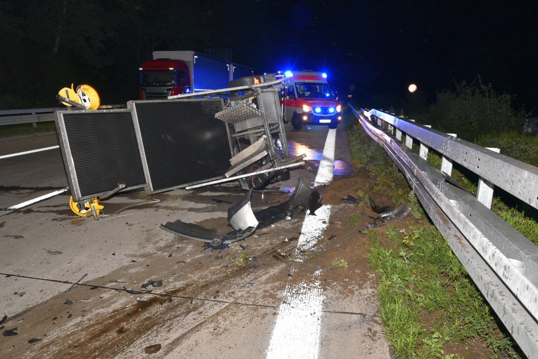 Zwei Verletzte nach Unfall auf A6 bei Hockenheim | Radio Regenbogen