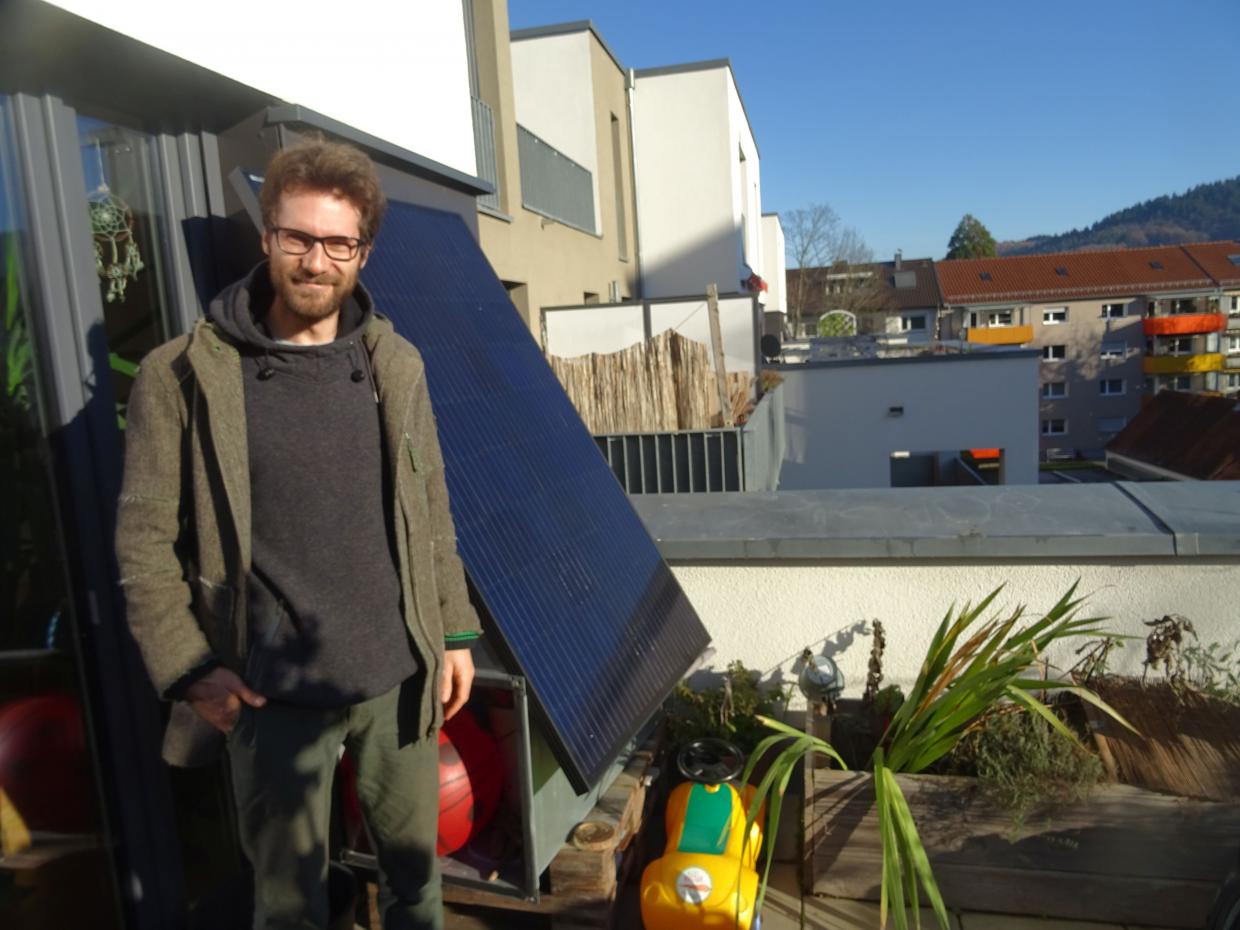 Balkon-Solaranlage für jedermann in Freiburg | Radio Regenbogen