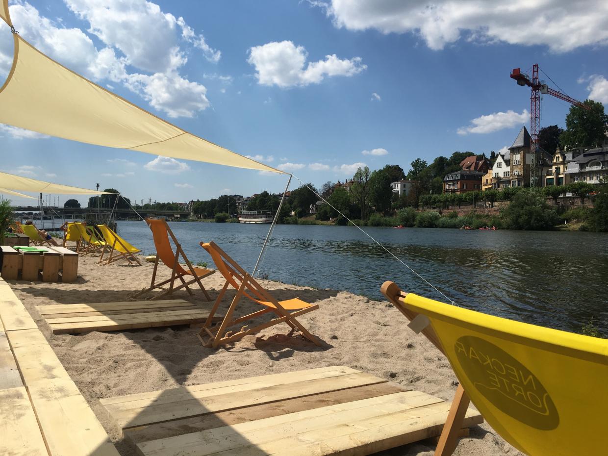 Ein Strand mitten in Heidelberg | Radio Regenbogen
