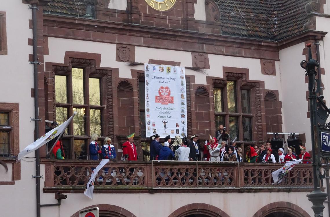 Stürmischer Rathaussturm in Freiburg | Radio Regenbogen