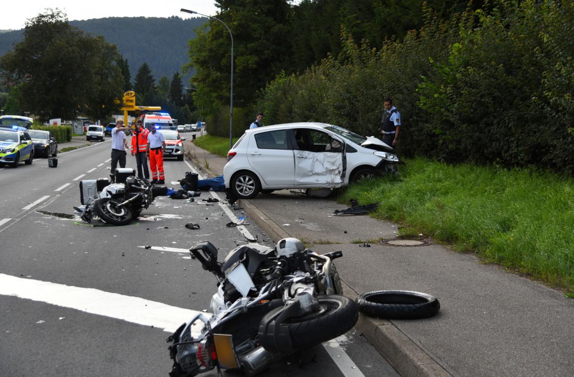 Tödlicher Motorradunfall auf der B37 bei Neckargemünd | Radio Regenbogen